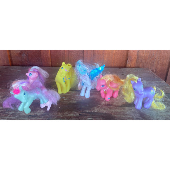 Hasbro | Toys | Vintage Mlp My Little Pony Lot Of 6 Toy Figures Hasbro ...